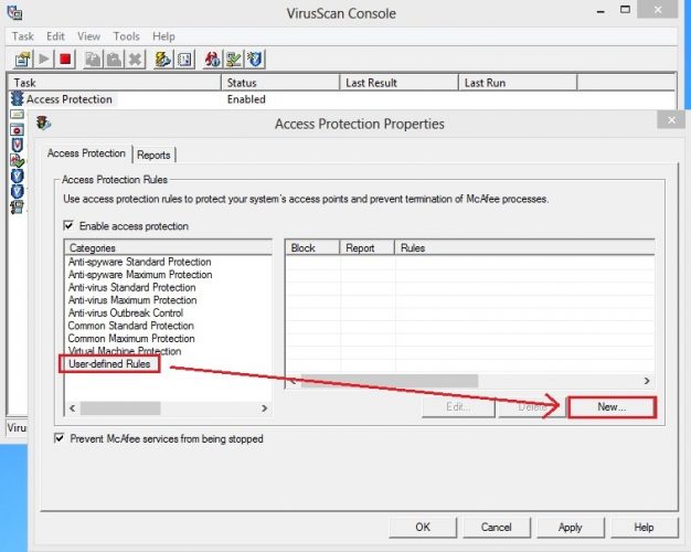 Configuring McAfee ENS and VSE to Prevent Macroless Code Execution in Office Apps