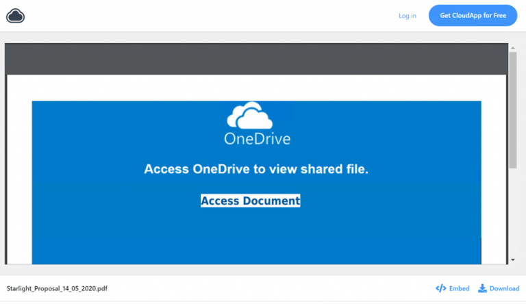 OneDrive Phishing Awareness | McAfee Blog