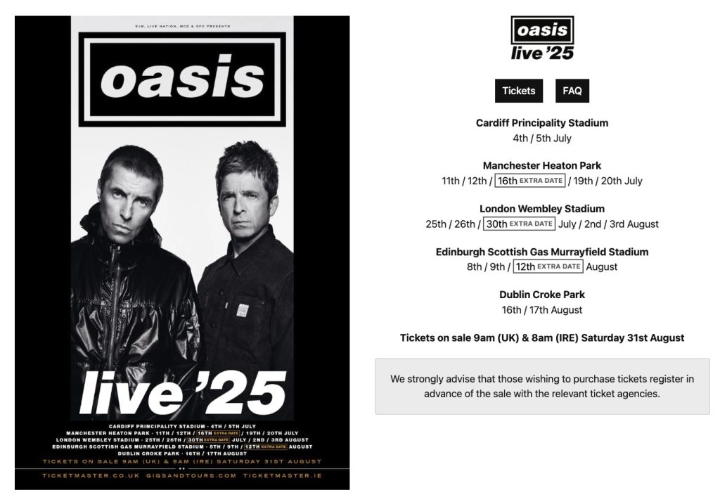 Wonderwall of Lies: How to Avoid Oasis Reunion Ticket Scams | McAfee Blog