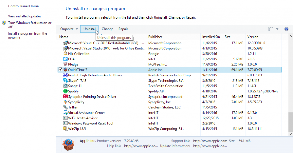 Quick, it’s Time to Uninstall QuickTime for Windows! | McAfee Blog