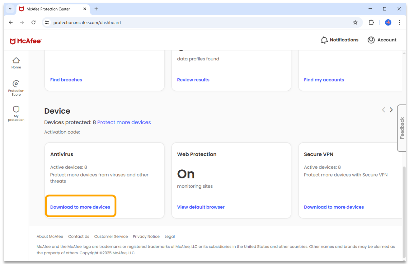 McAfee Customer Service -- Official Site