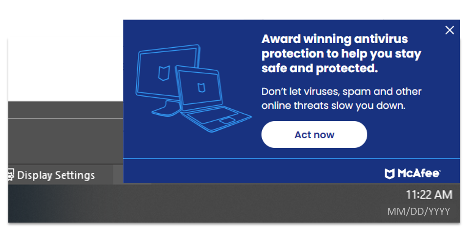 Spot fake McAfee notifications | McAfee Support