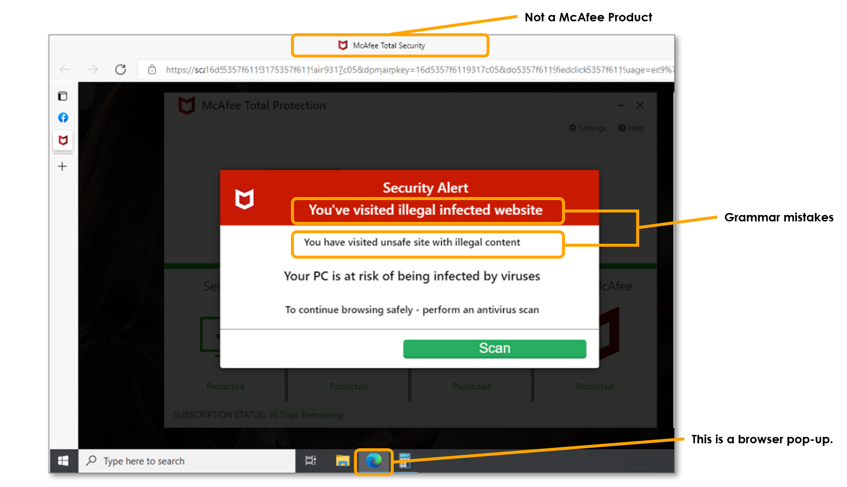Spot fake McAfee notifications | McAfee Support