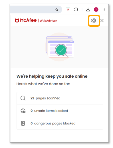 Install and configure WebAdvisor | McAfee Support