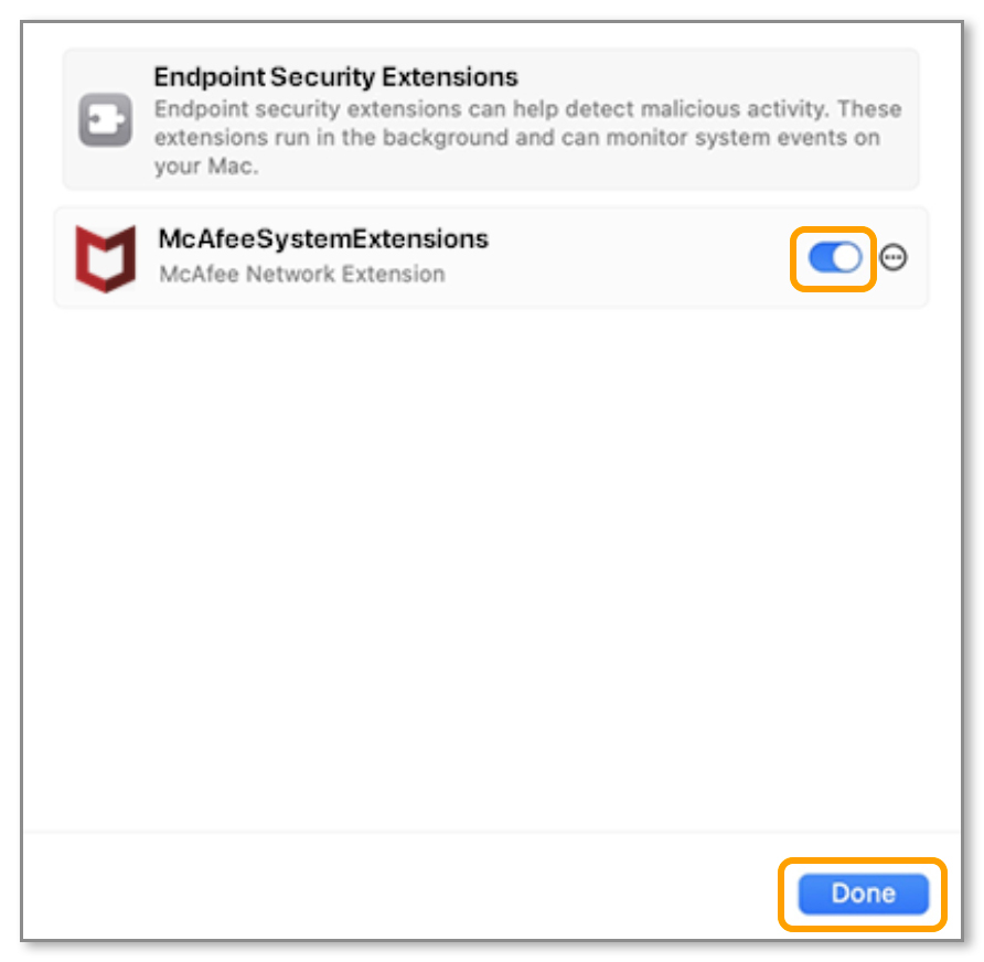 Grant Full Disk Access to McAfee on macOS | McAfee Support