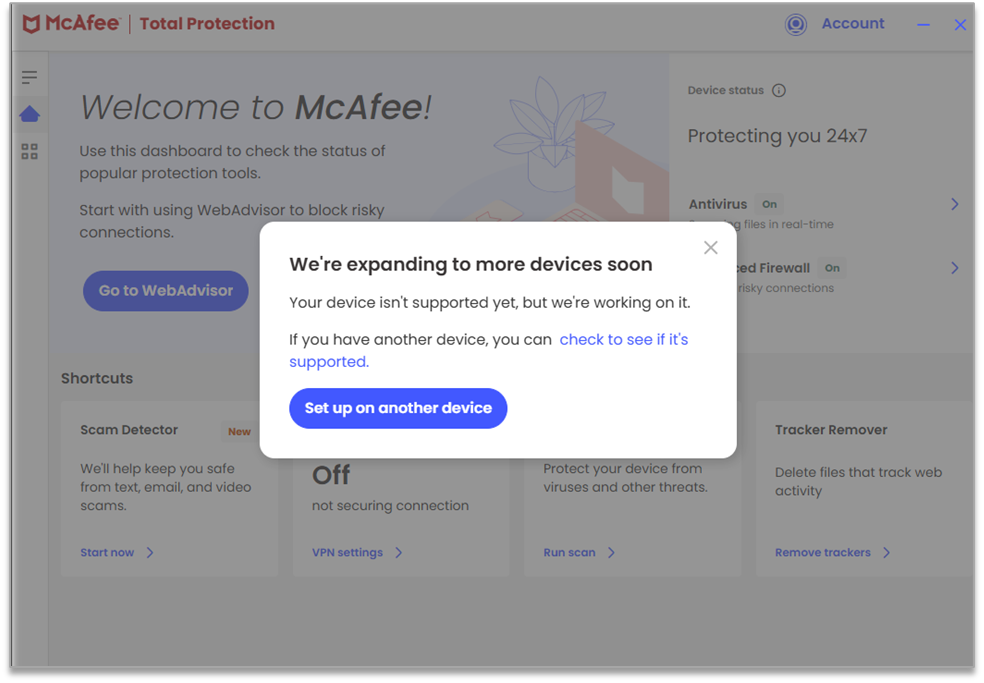 Supported Devices for McAfee Video Scam Detector | McAfee Support