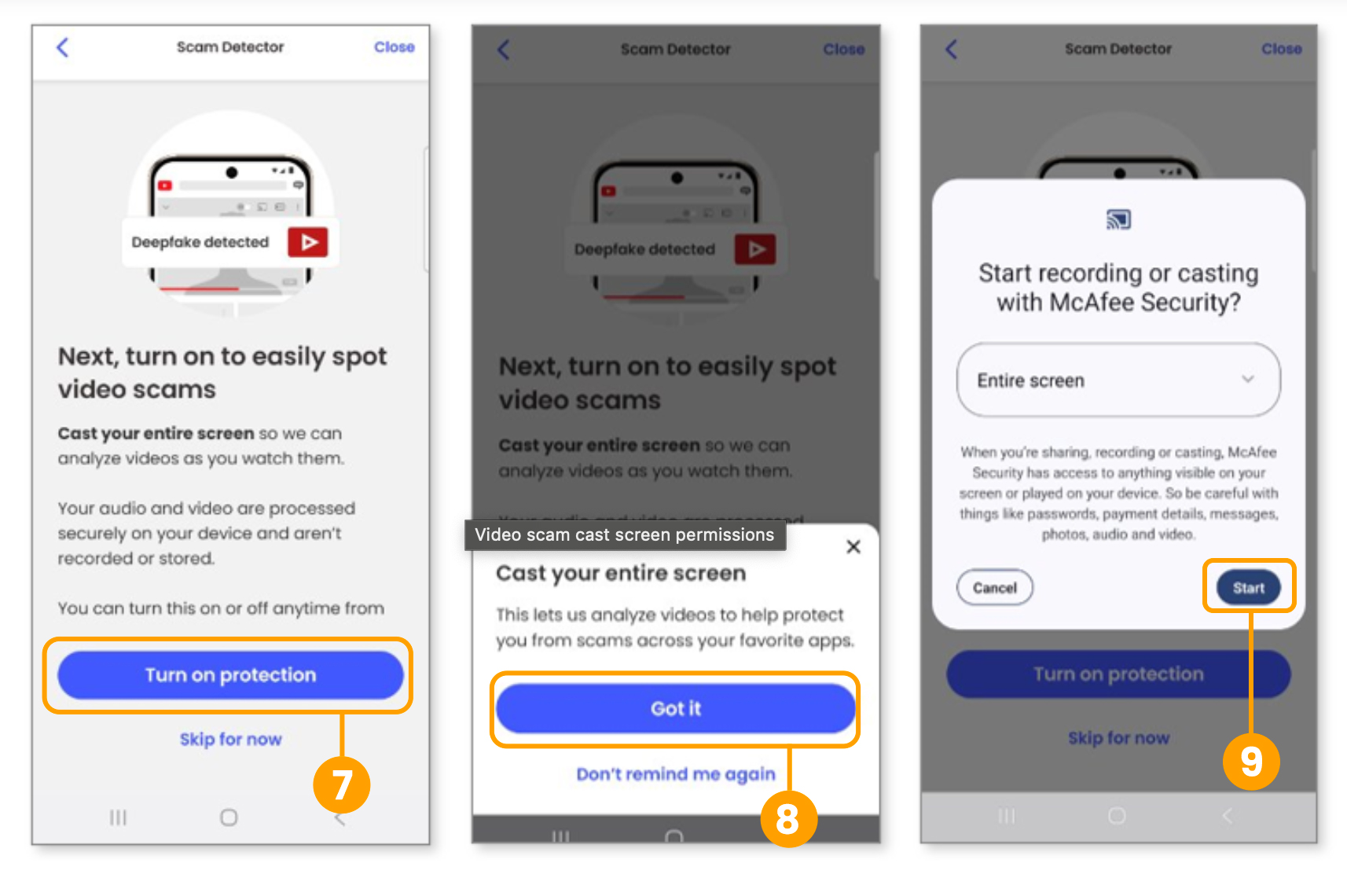 Get started with Scam Detector | McAfee Support