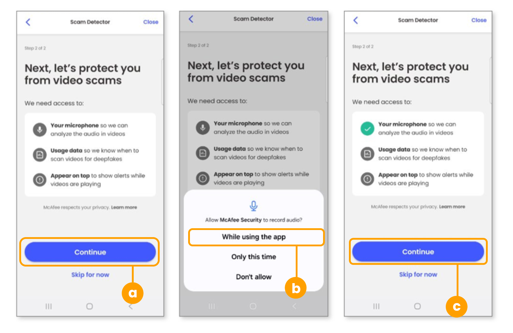 Get started with Scam Detector | McAfee Support